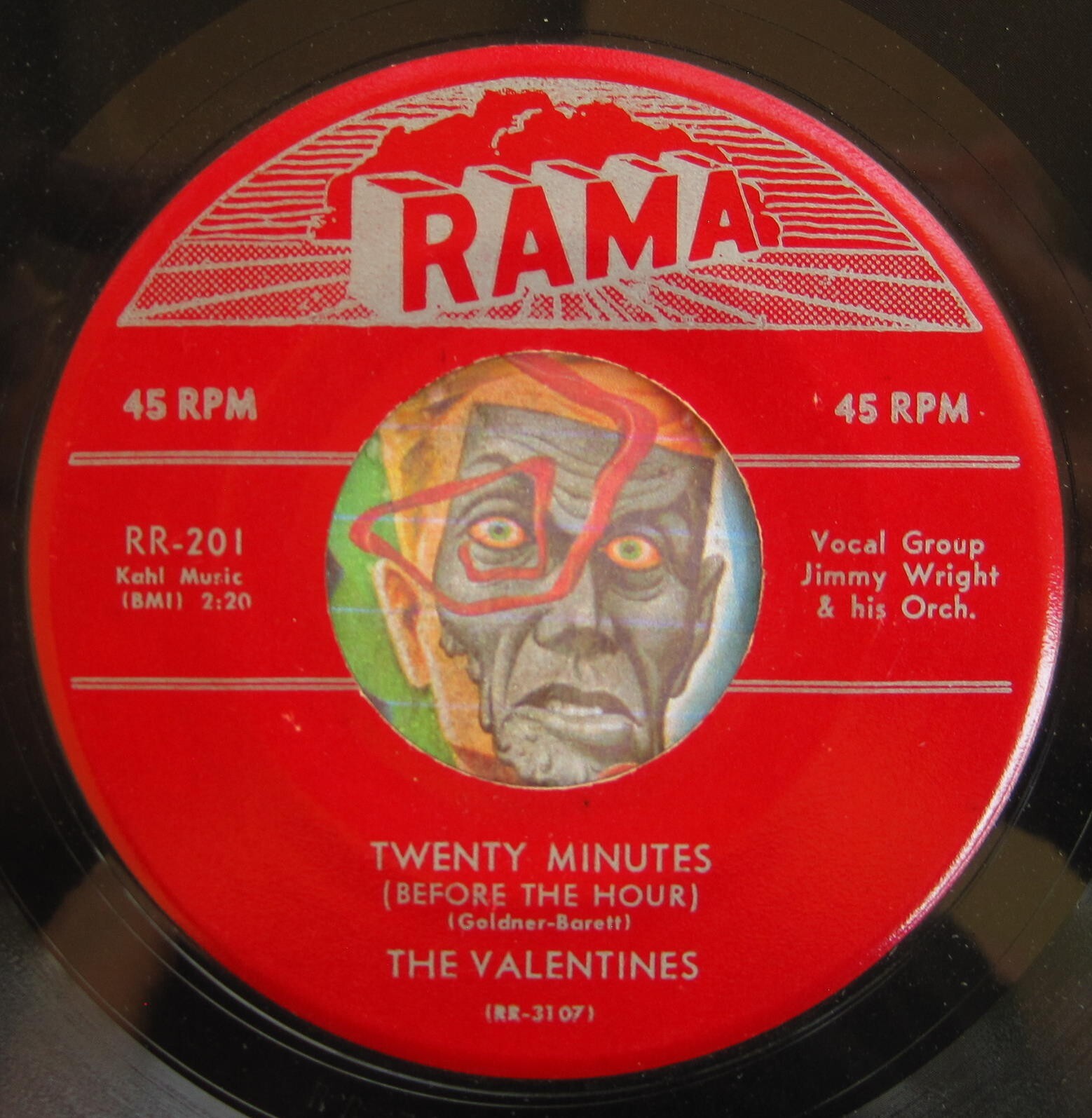 HEAR Valentines 45 Twenty Minutes / I'll Never Let You Go RAMA 201 R&B ...