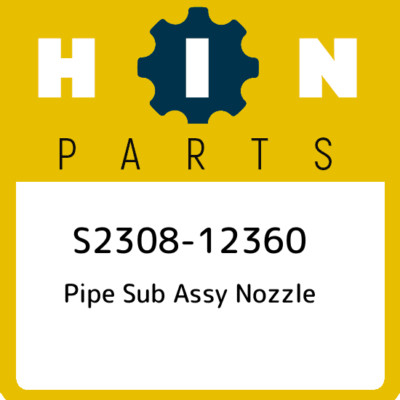 S2308-12360 Hino Pipe sub assy nozzle S230812360, New Genuine OEM Part ...