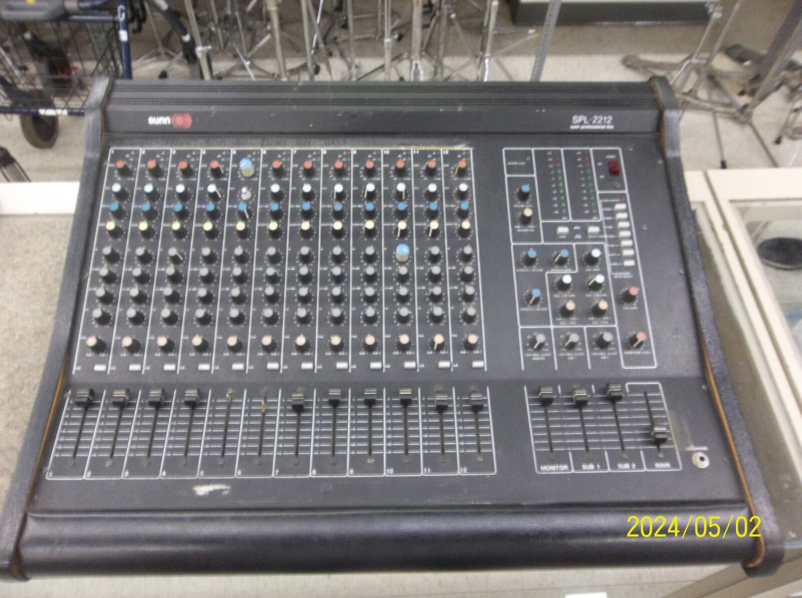 *RARE *Vintage Sunn SPL-2212 Professional Line 12-Channel Mixer SOLD AS ...