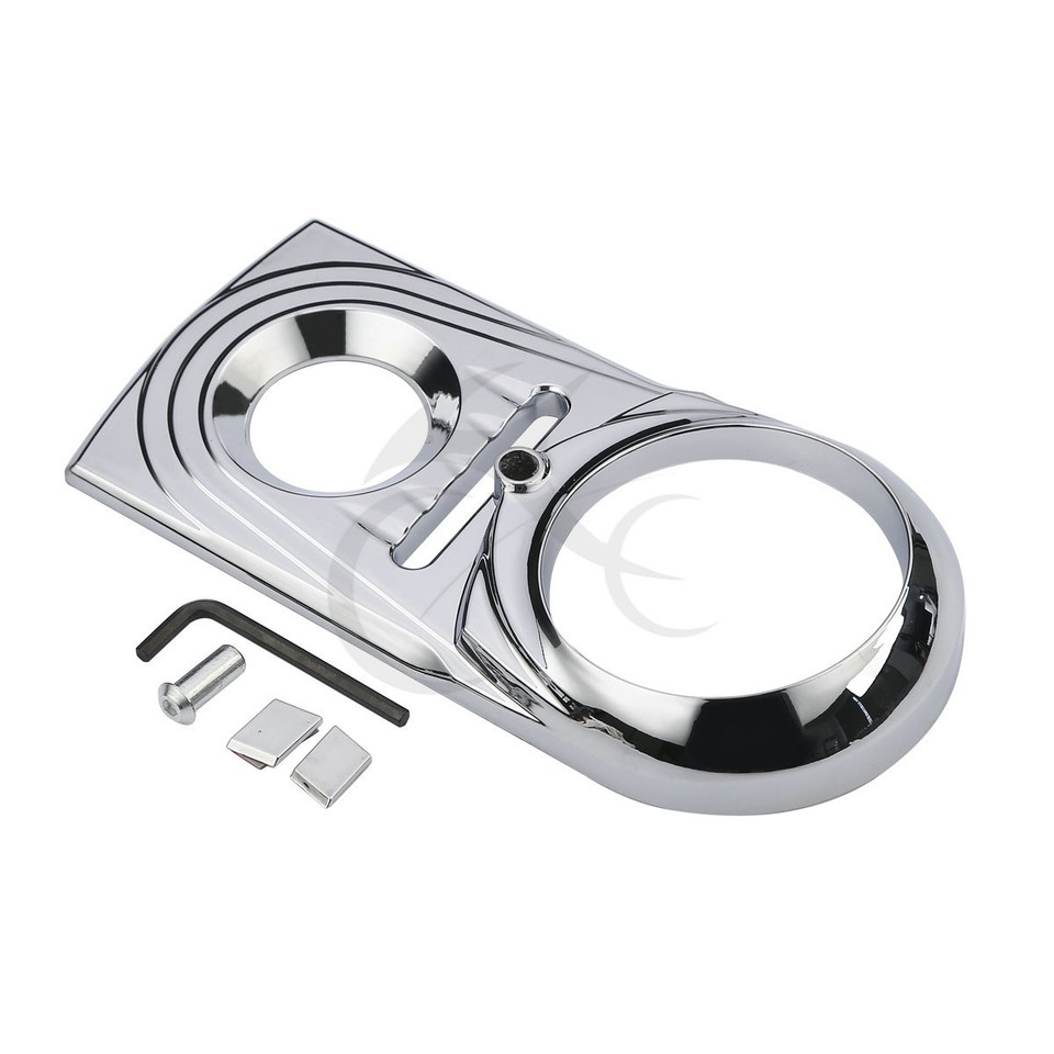 Chrome Dash Panel Insert Cover For Harley Heritage Softail Springer ...