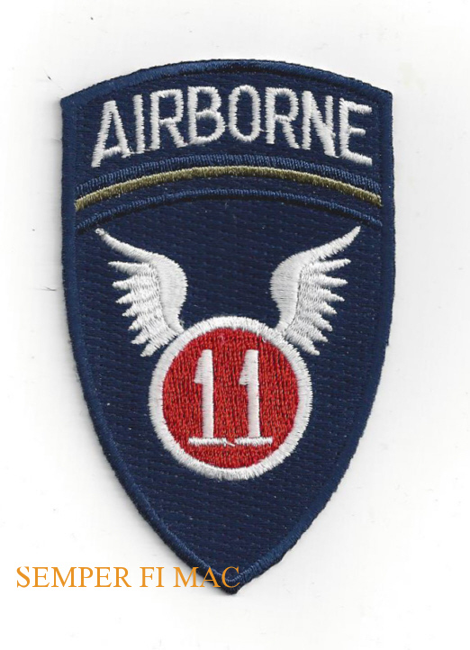 US ARMY 11th AIRBORNE DIVISION C HAT PATCH AIR ASSAULT GLIDER PIN UP ...