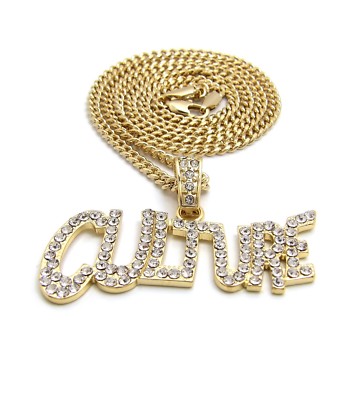 Iced Migos Culture Pendant & 24" Box, Cuban, Rope Chain Hip Hop ...