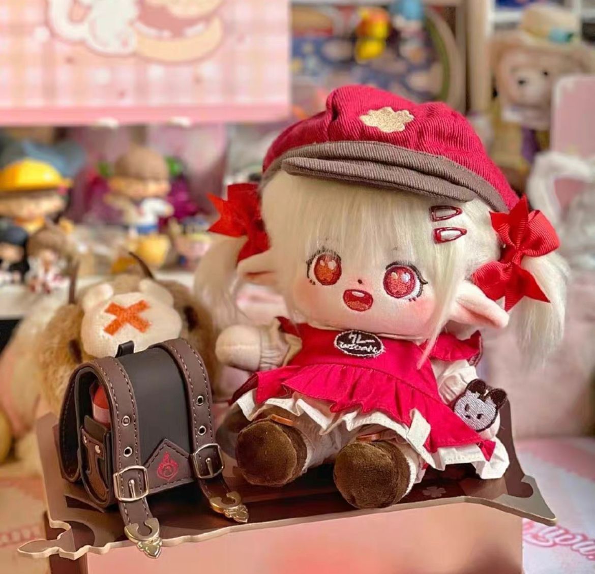 In Stock Genshin Impact Klee 20cm Plush Doll Pillow Dress up Stuffed ...