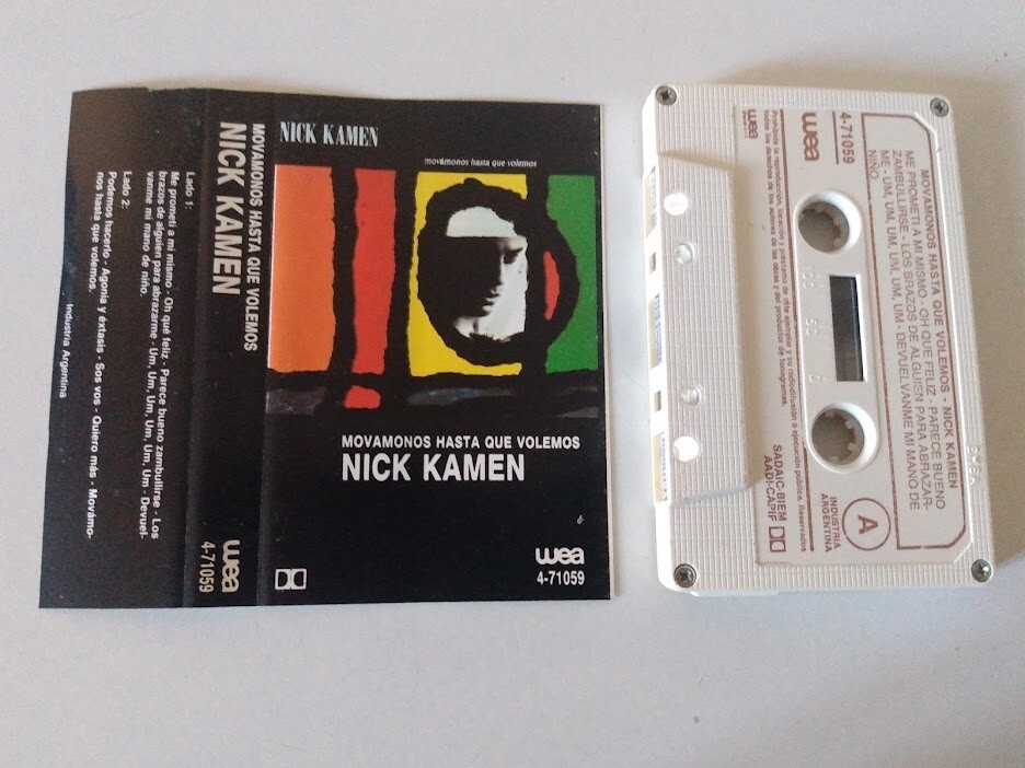 Nick Kamen Move Until We Fly - Cassette Tape Argentina Pressing MINT ...