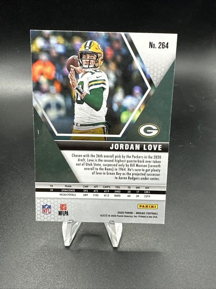 Jordan Love 2020 Panini Mosaic NFL Debut RC #264 Green Bay Packers a | eBay