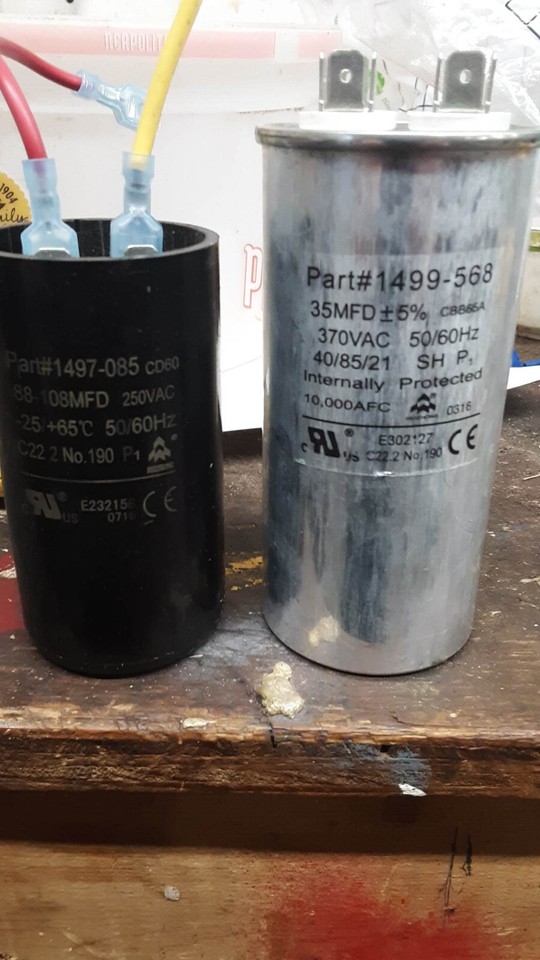 Coleman Mach 8 AC Unit Run and Start Capacitors | eBay