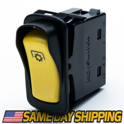 AUC15008 PTO Rocker Switch 20A for John Deere Quik-Trak Stand-On Ztrak ...