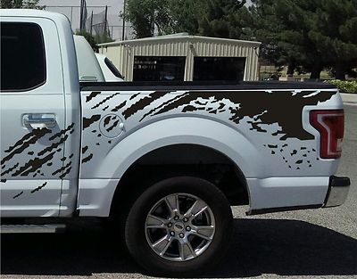 New Mud Splash Splatter Decals Graphics Custom Text Fits Ford F150 ...