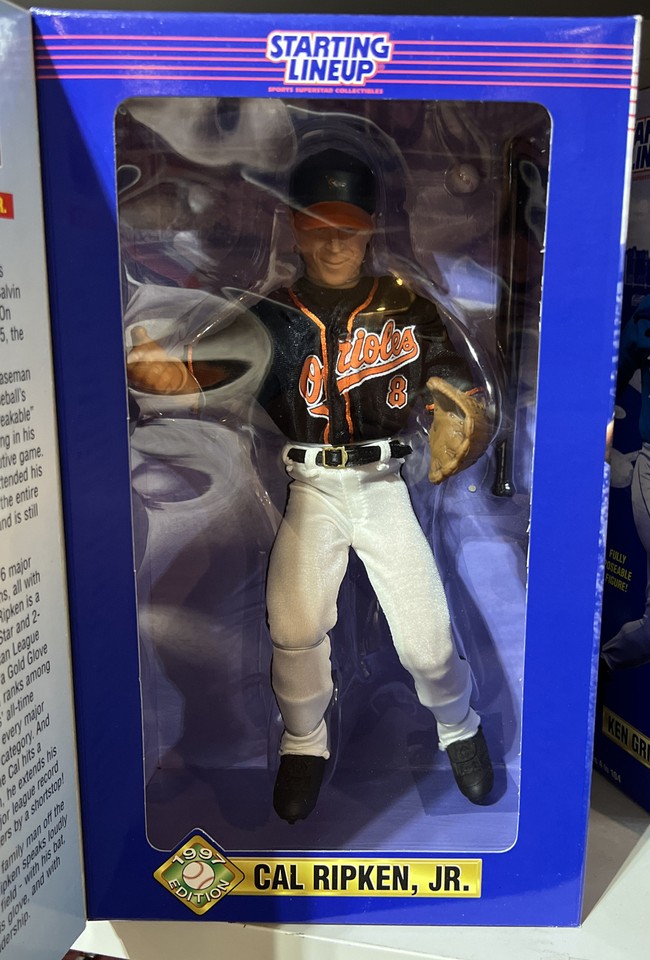 1997 Starting Lineup Cal Ripken Jr. 12” Action Figure New in Box HOF ...