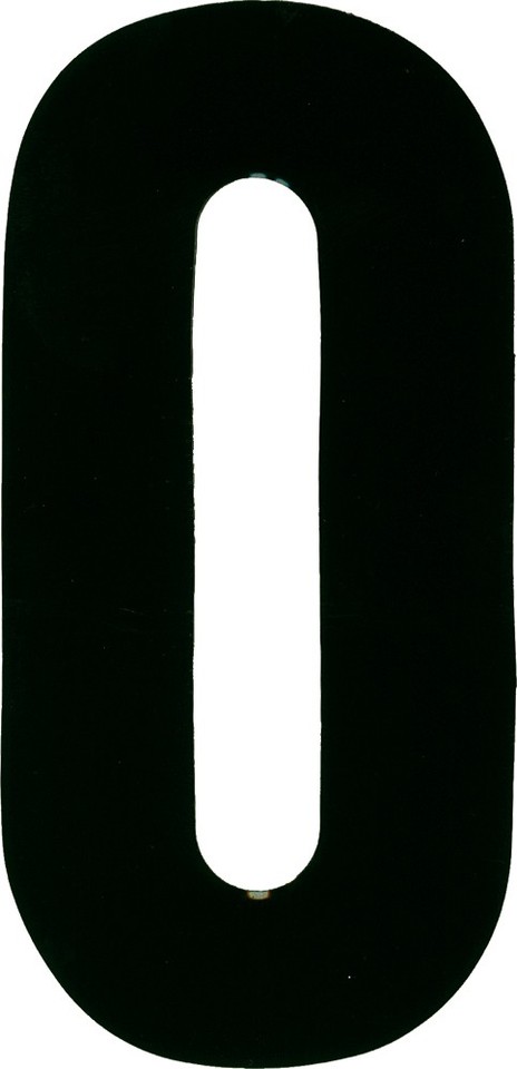 "#302" 4" Tall Black "Extreme" Stick-On Race Numbers - 3 Pack Dirt ...