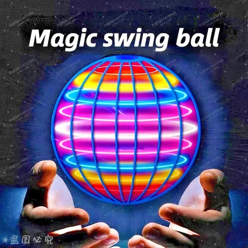 2026 Galaxy Ball Flying Orb Ball Toys LED Light Spinner Cosmic Ball for ...