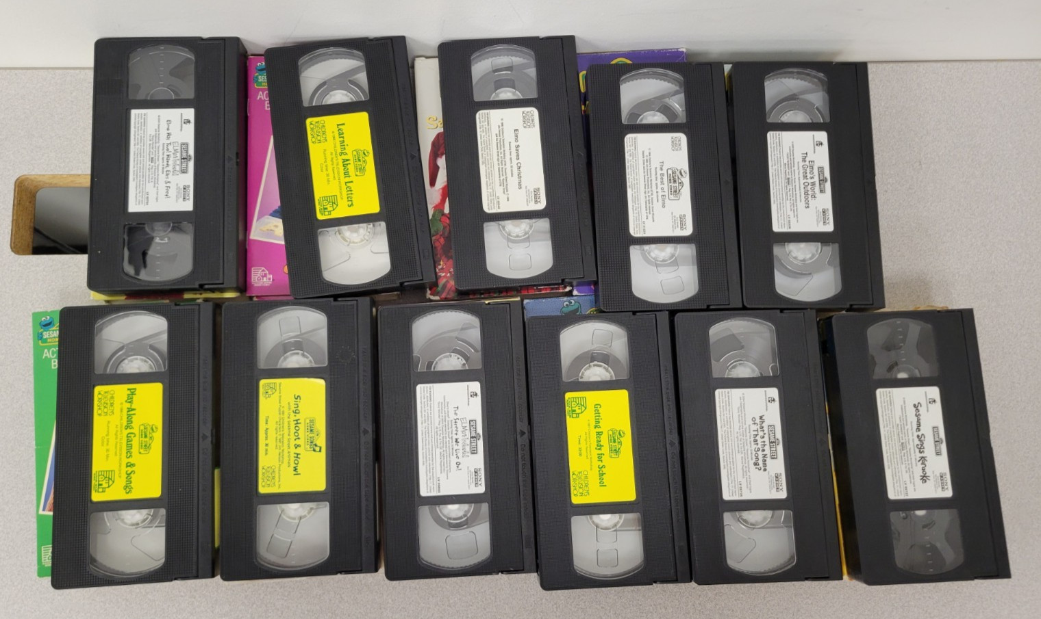 Sesame Street/Elmo VHS Tape Lot 11. 35th Special, Elmo's World, Best of ...