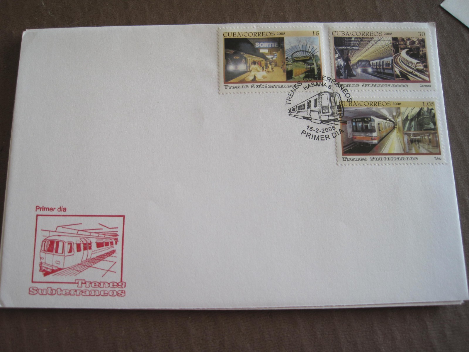 2008 Subway Trains, stamps show Paris/Caracas & Tokyo...6-1 | eBay