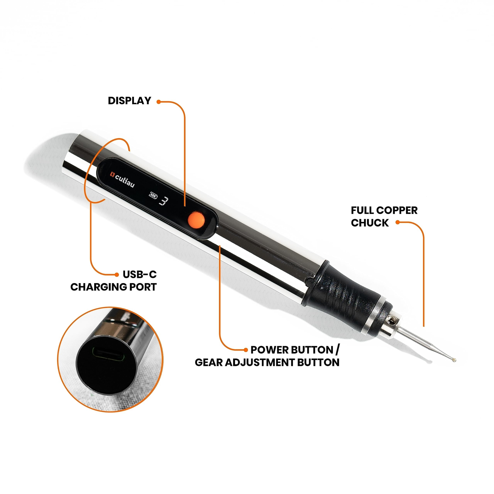 Culiau's Customizer Engraving Pen: Ultimate Cordless Portable for ...