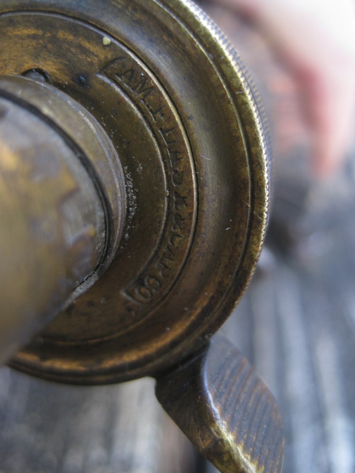 ANTIQUE American Cap CIVIL WAR Era HUNTING Brass Copper BLACK POWDER ...