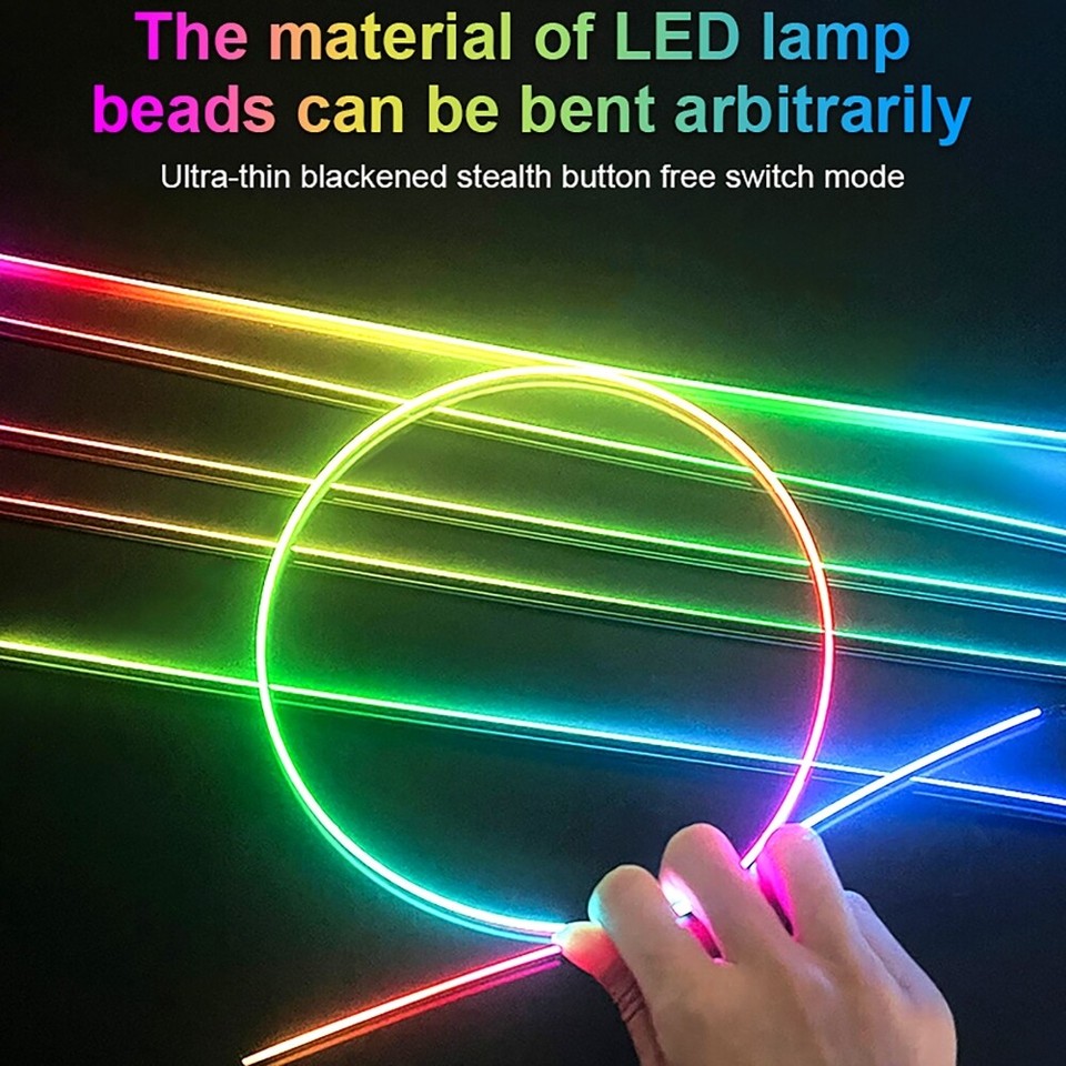 RGB Symphony Car Atmosphere Interior LED Acrylic Guide Fiber Optic ...