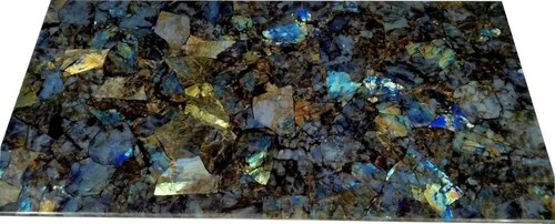 36" x 22" Labradorite Stones Table Top / Coffee Table Top Home Patio ...