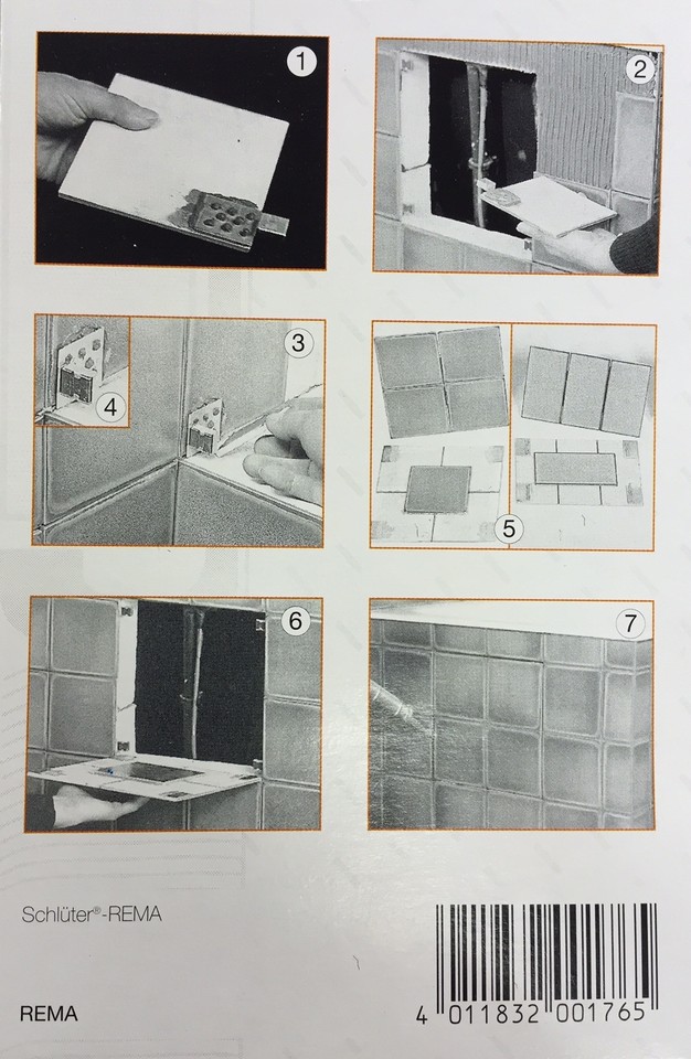 Schluter Rema Magnetic Access Panel System for Tiles and Stone | eBay UK