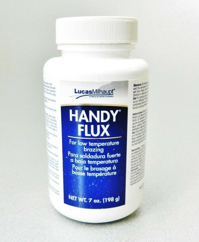 Handy Flux Paste 7 Oz Jar W/ Brush Cap - Silver Soldering Brazing ...