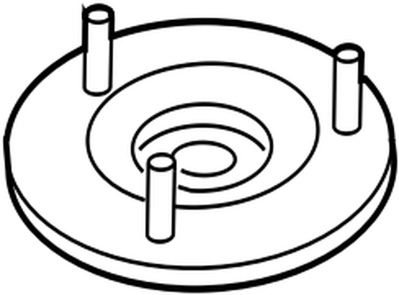 56115-EA001 Nissan Bracket-front shock absorber 56115EA001, New Genuine ...