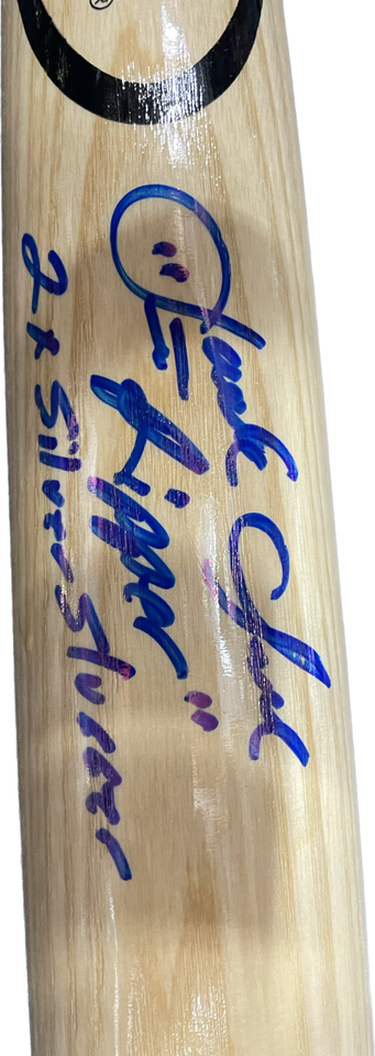 Jack Clark Giants Autographed Wooden Rawlings Baseball Bat Inscriptions ...