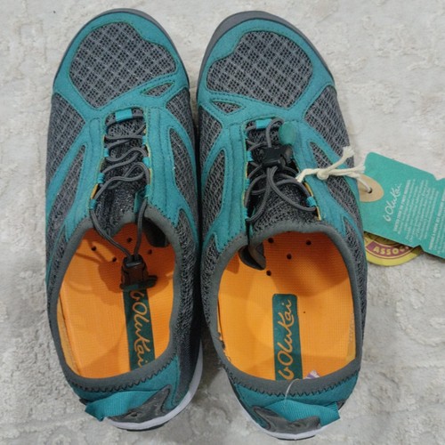 Olukai Eleu Trainer Dark Shadow/ Teal Shoes Womens Size 8 brand new ...