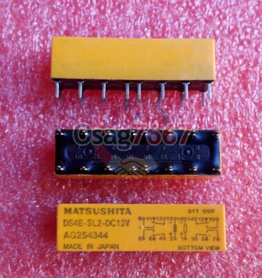 1PC NEW PANASONIC DS4E-SL2-DC12V 12V Signal Relay | eBay