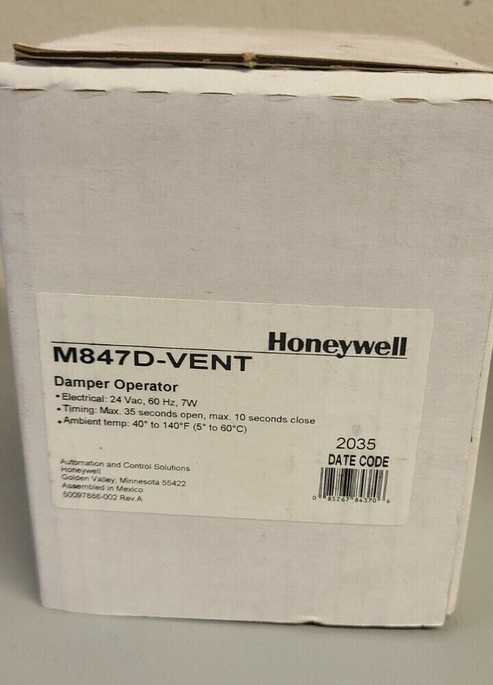 Honeywell+M847D-+Zone+Valve+Actuator+Damper+Operator for sale online | eBay