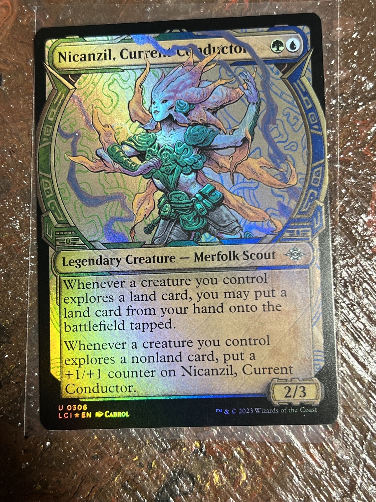 Nicanzil, Current Conductor *Showcase* Magic MtG x1 Lost Caverns of ...