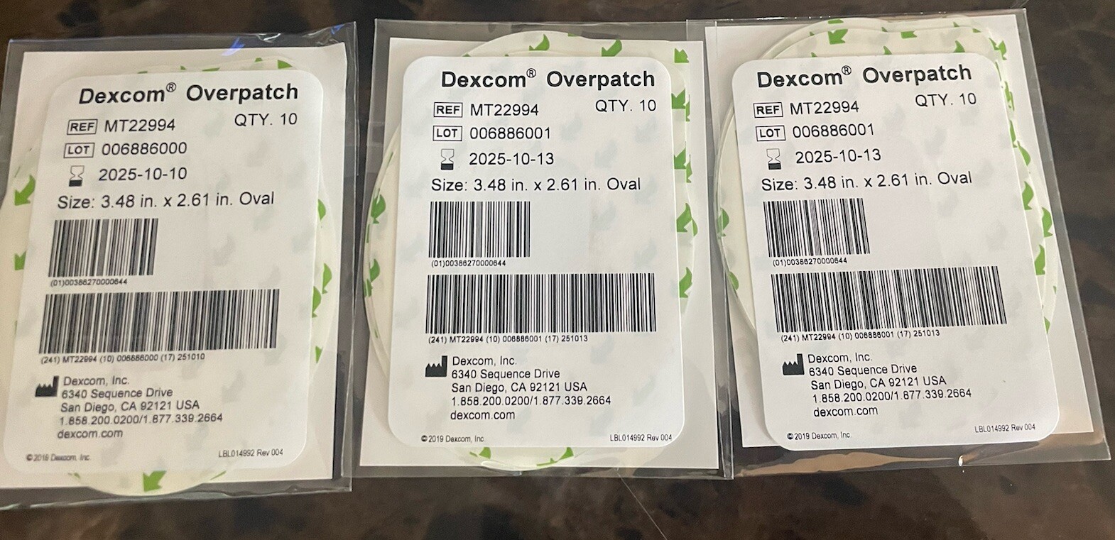 Genuine DEXCOM G6 Overlay Over Patch CGM Adhesive Diabetic SEALED 30 ...