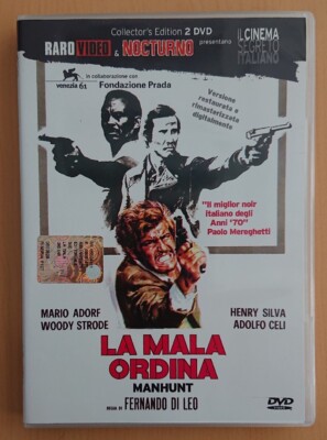DVD La mala ordina Manhunt Henry Silva Woody Strode Mario Adorf ...