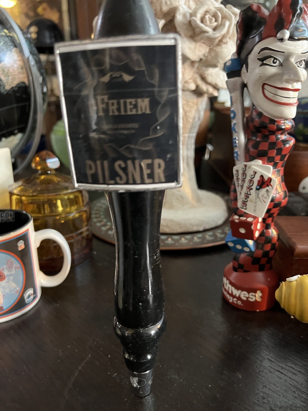 Pfriem Family Brewers Pilsner Black Beer Tap Handle Rare Only 1 On Ebay ...