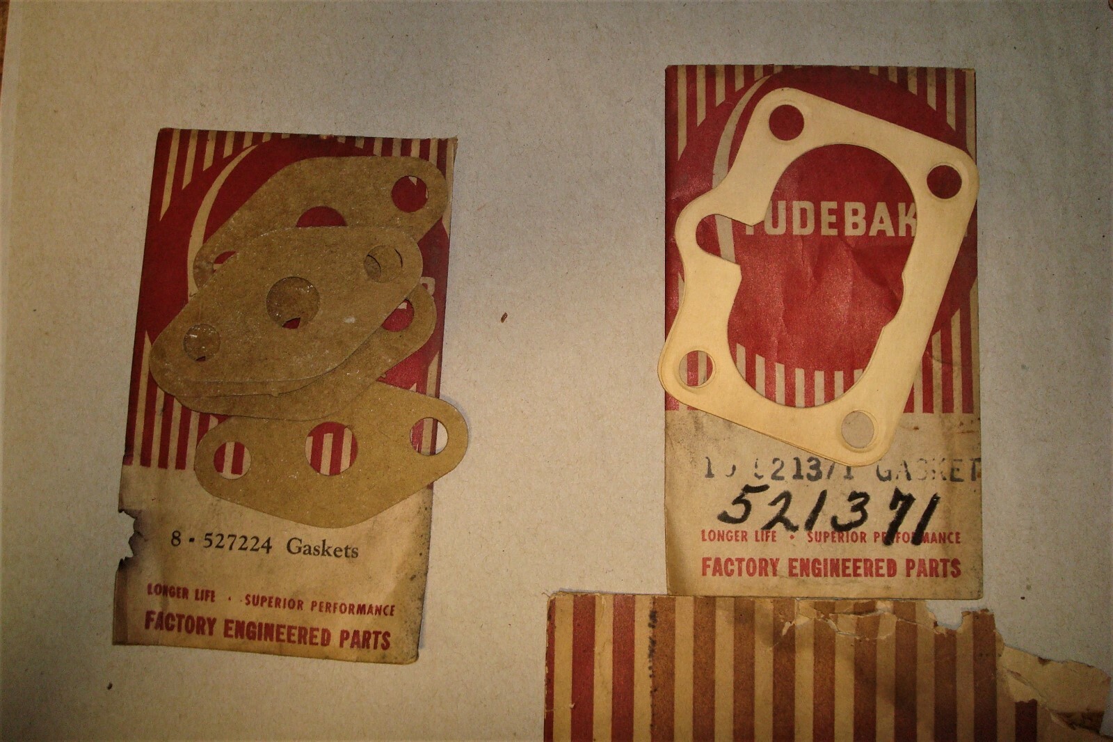 VINTAGE STUDEBAKER OEM GASKETS and snap rings. Box791 | eBay