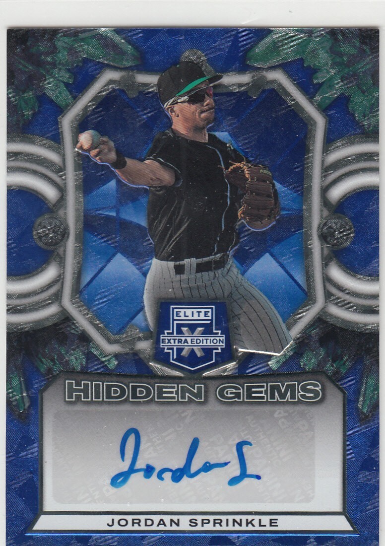 2023 Elite Extra Edition Autograph Hidden Gems JORDAN SPRINKLE Auto ...