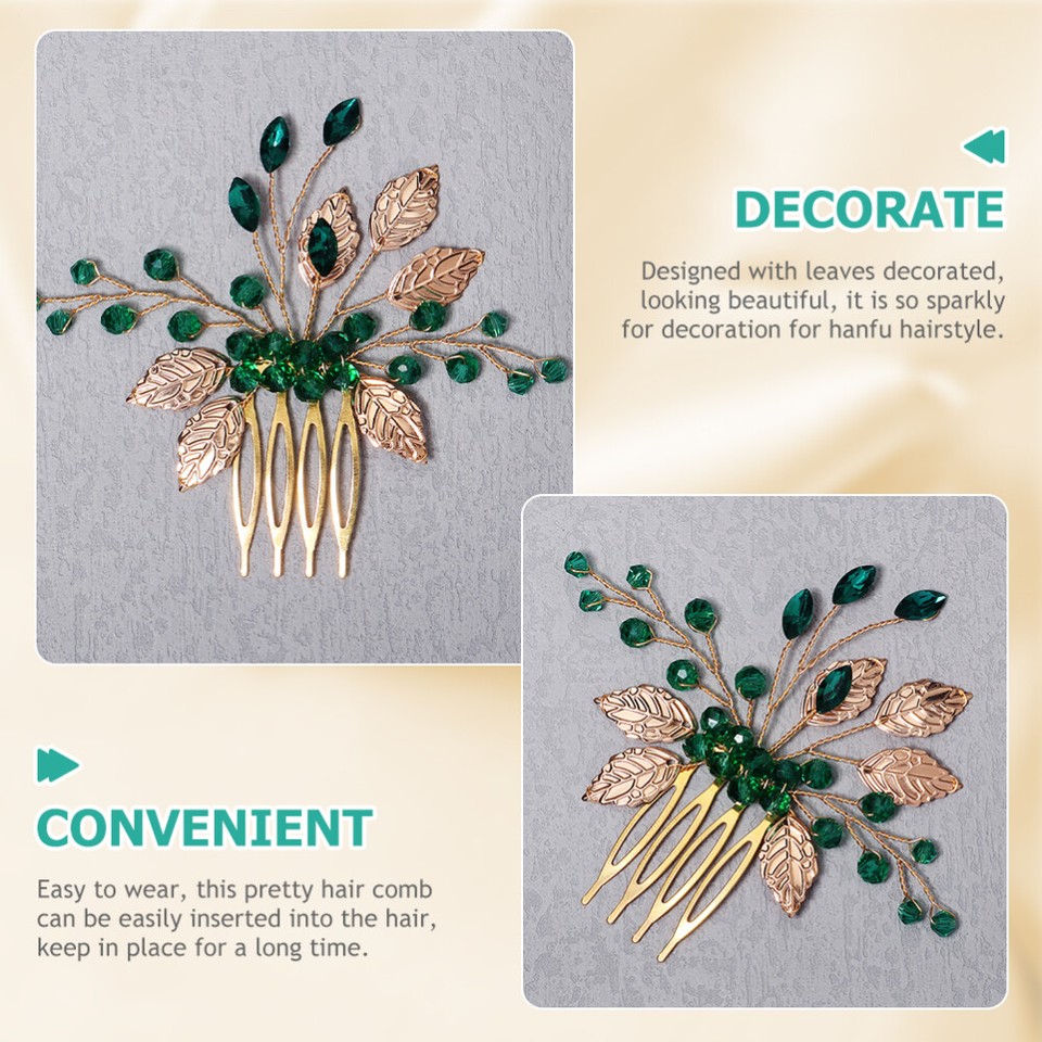 Rhinestone Tuck Comb Head Vintage Bridal Hair Accessories Clips | eBay