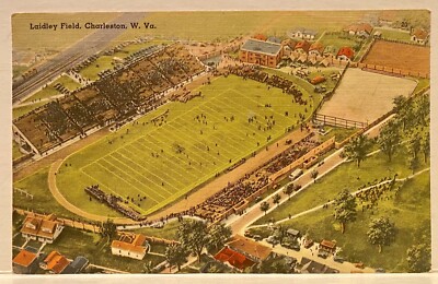 Charleston West Virginia Laidley Field Football Stadium Early Linen ...