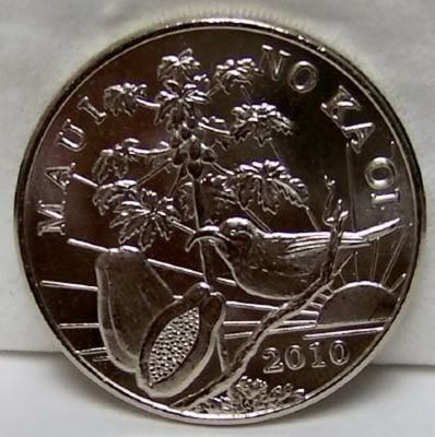 HAWAII MAUI TRADE DOLLAR 'I'IWI BIRD 2010 COIN uncirculated | eBay
