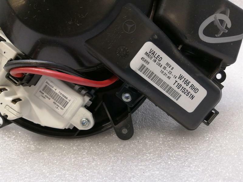 MERCEDES ML W166 Heater Blower + Resistor A1669066200 Motor ...