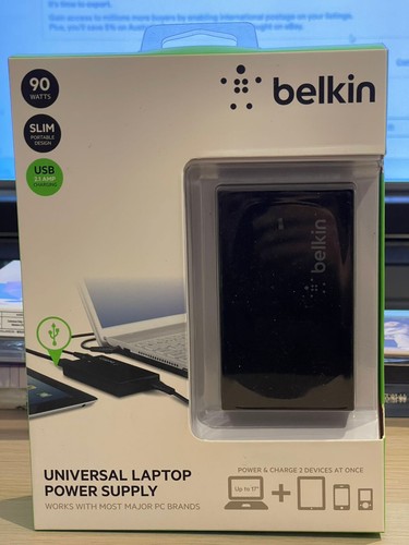 Belkin Universal Laptop Power Supply Adapter 90W USB 2.1A (F5L134au90W ...