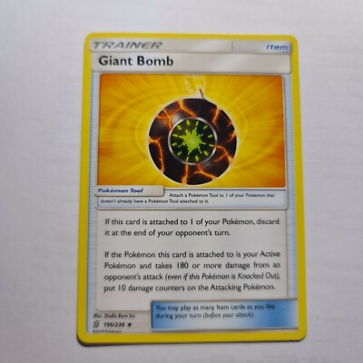 GIANT BOMB | POKEMON | TRAINER | ITEM | ENGLISH | NM(-) #139 | eBay