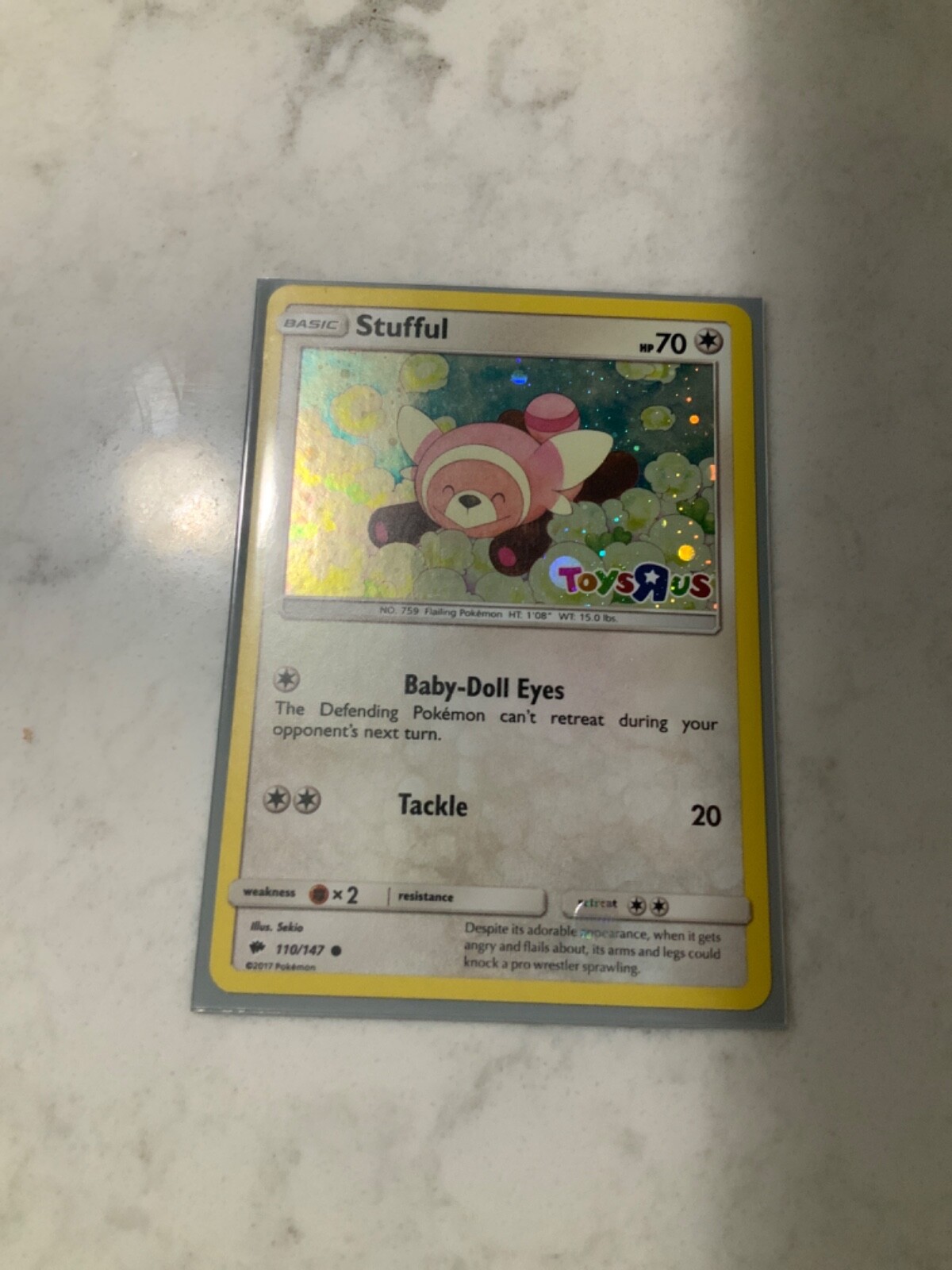 Toys R Us - Stufful Pokémon Card | eBay