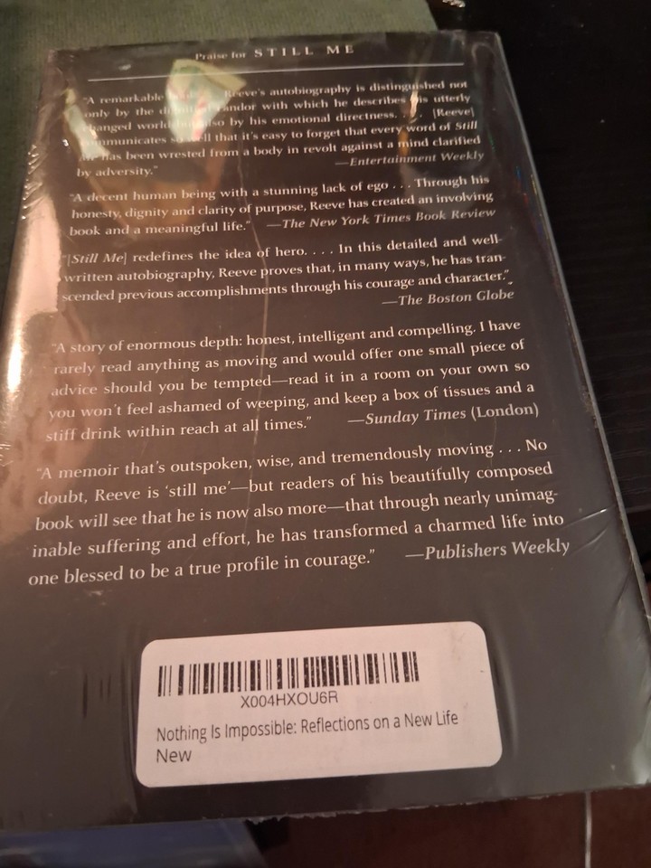 Nothing Is Impossible: Reflections on a New Life by Christopher Reeve ...