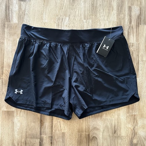Under Armour UA SpeedPocket 5” Running Shorts Mens Size XXL Black ...