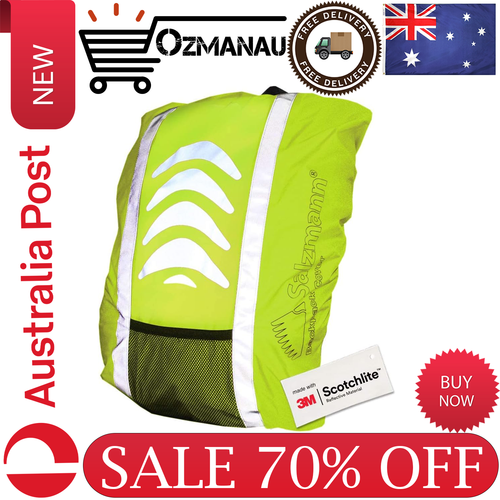 Salzmann 3M Reflective and Waterproof Backpack Cover Made with 3M ...