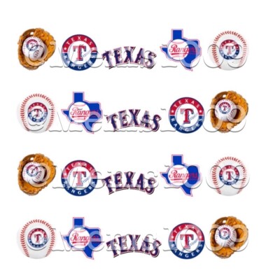Texas Rangers Nail art decals (WATER DECALS) Rangers Nail Art Decals | eBay