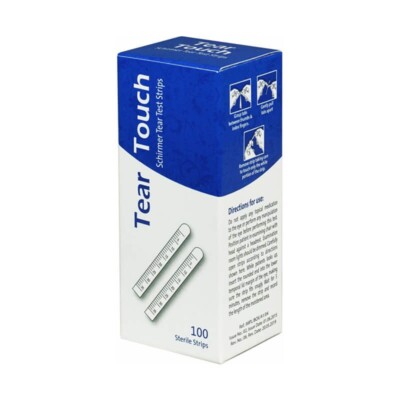 Diagnostic Schirmer Tear Test Strips Sterile 100 strips- New Pack Free ...