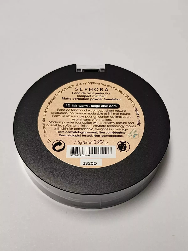 SEPHORA Matte Perfection Powder Foundation-Pick Shade-New, Sealed Full ...