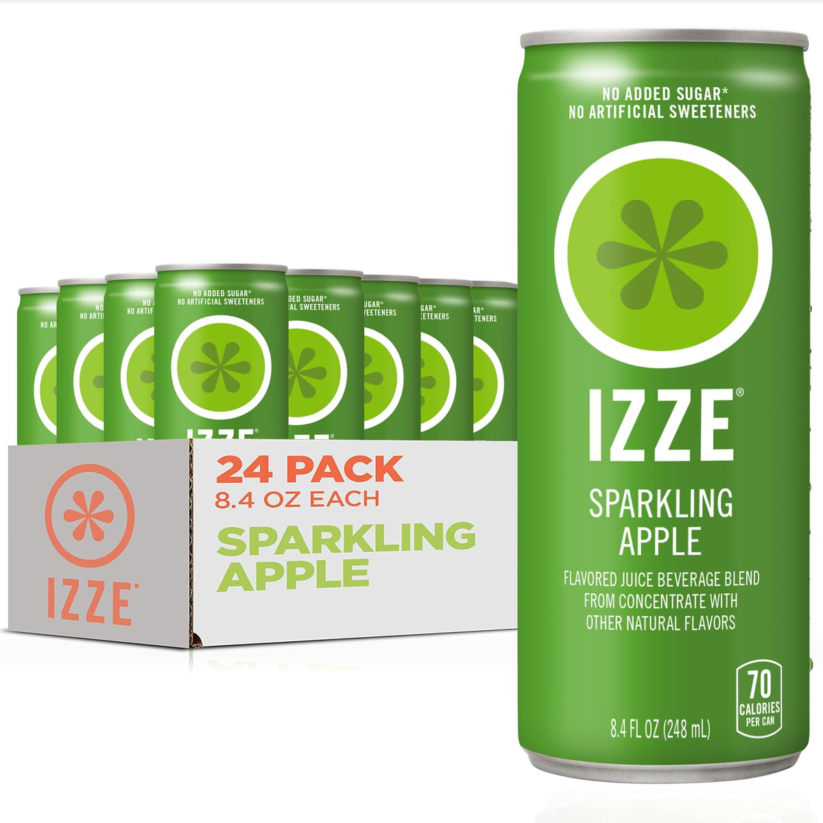 Izze Sparkling Pomegranate Juice 12 Fl Oz Glass Bottle Izze Beverage
