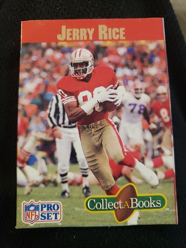 Jerry Rice SF.49ers (HOF) 1990 Pro Set Collect A Books - RARE | eBay