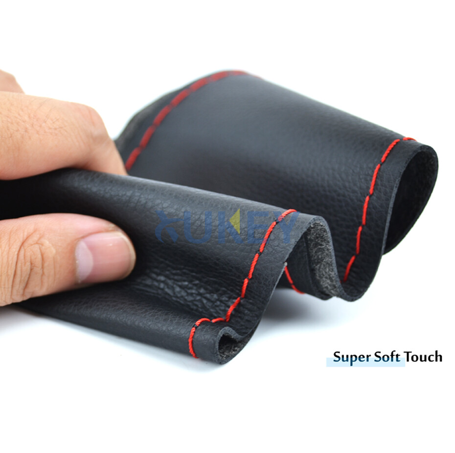 Car Steering Wheel Cover With Needle Thread Hand Sewing Leather DIY ...